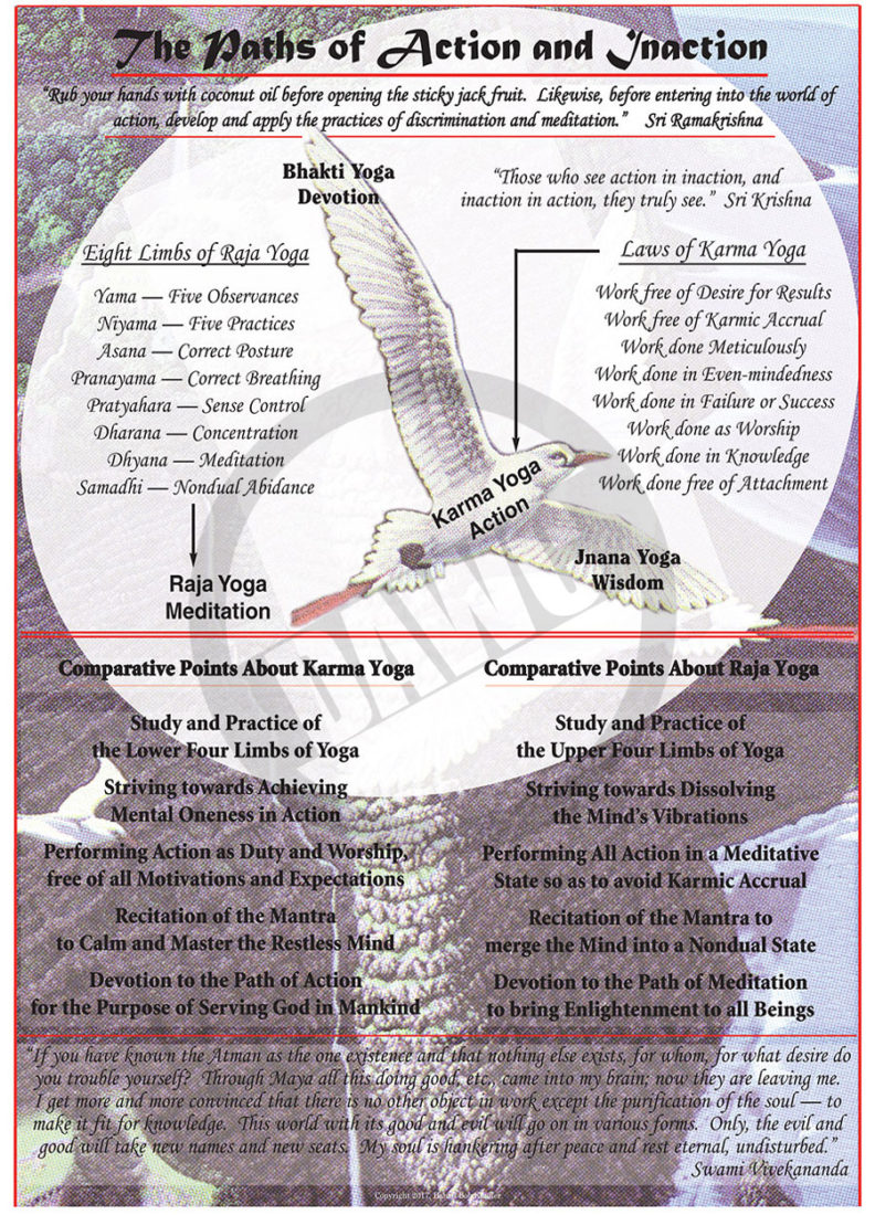 The Paths of Action and Inaction #67 – Dharma Art Wisdom Charts