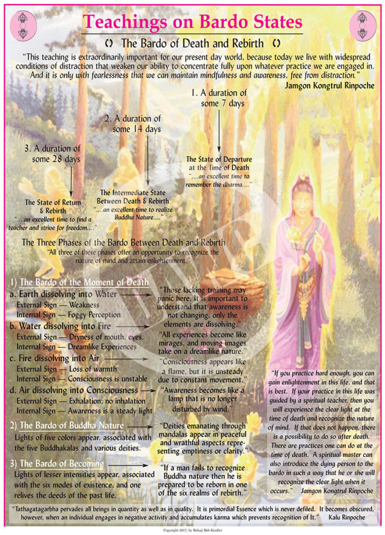 Teachings on the Bardo States #69 – Dharma Art Wisdom Charts